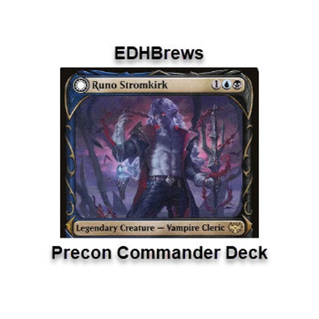 Sea Creatures EDH Commander Deck Runo Stromkirk - Etsy