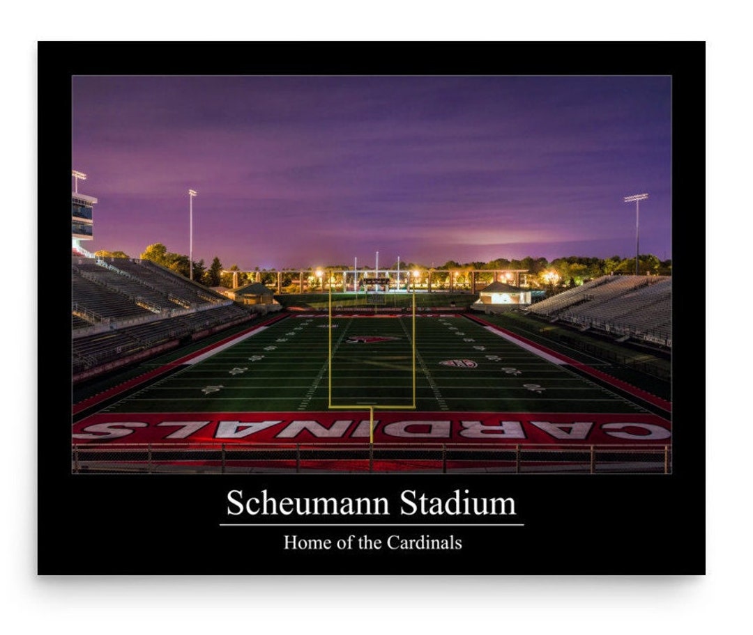 Scheumann Stadium Ball State University Poster - Photography Wall Art ...