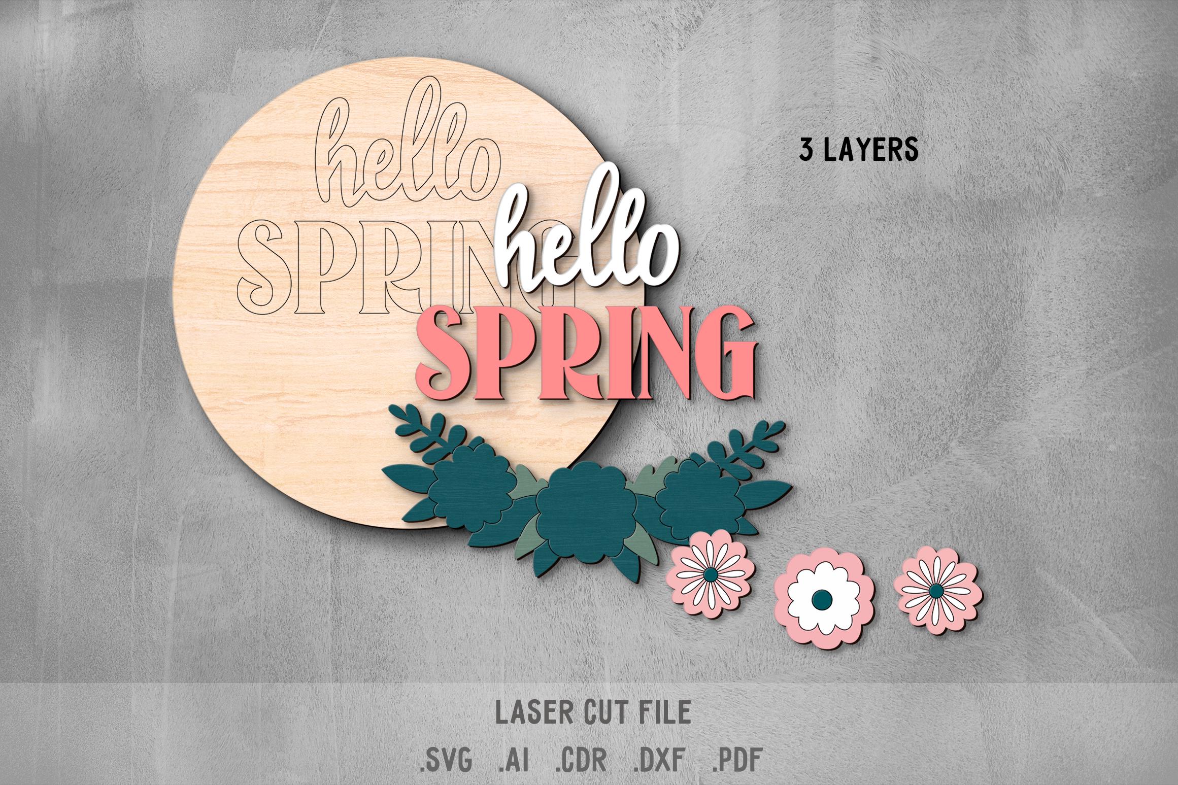 Spring SVG Bundle. Laser Cut File for Glowforge. Gnome, Rabbit, Easter ...