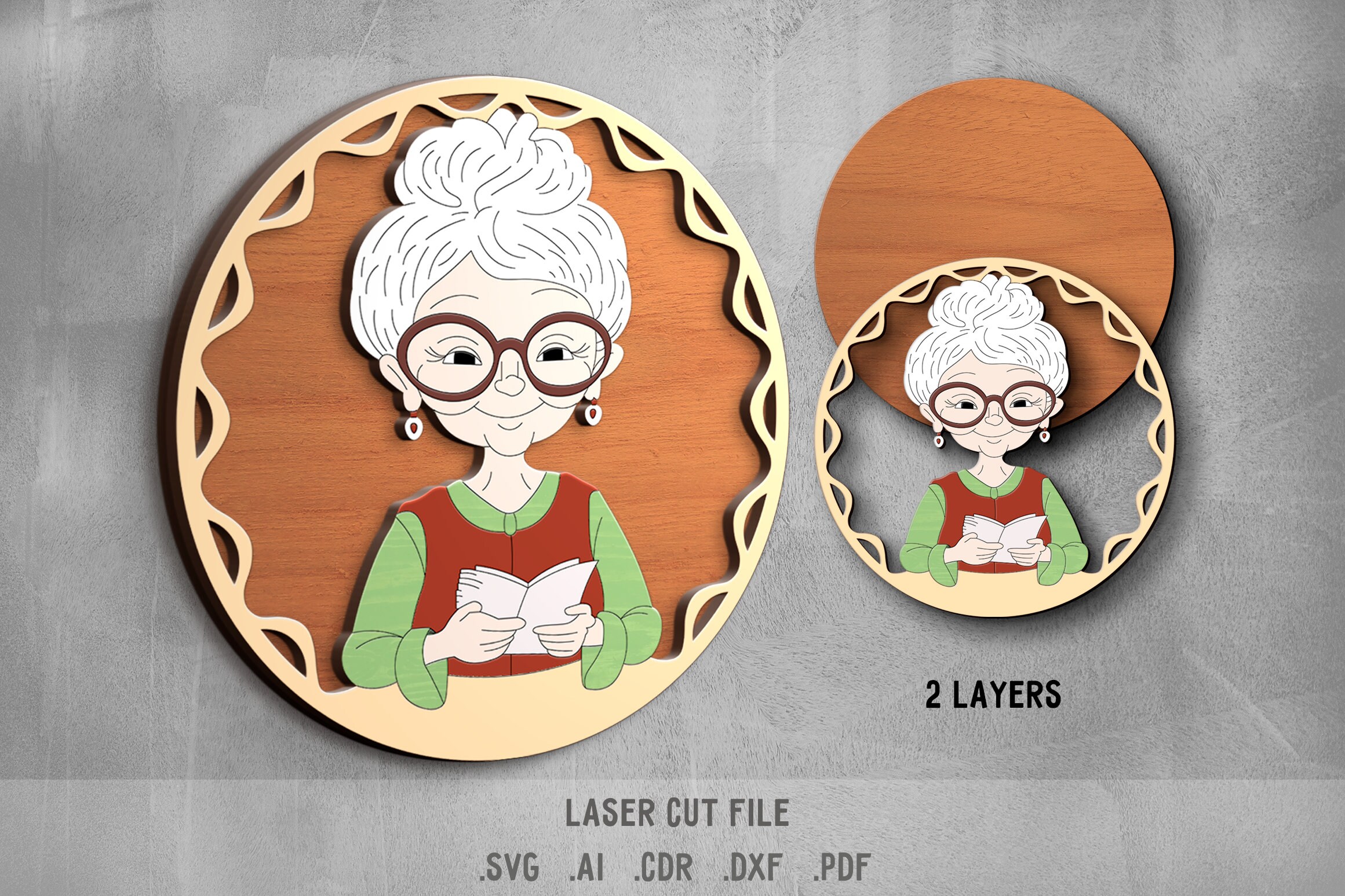 Grandma SVG Bundle. Laser Cut File for Glowforge. Grandma's Pies - Etsy