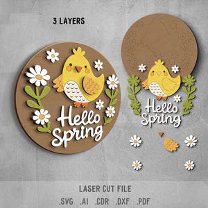 Happy Easter SVG Bundle. Laser Cut File for Glowforge. Spring, Rabbit ...