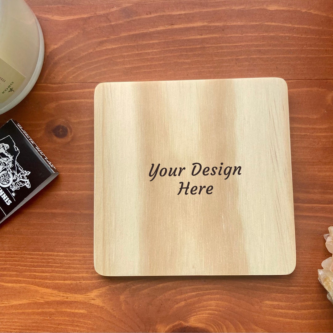 Personalized Rustic Coaster Set (square) | Personalized Wedding Gift ...