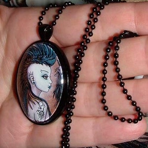 Tala Tribal Warrior Mohawk Wolf Tattoo Shapeshifter Black - Etsy