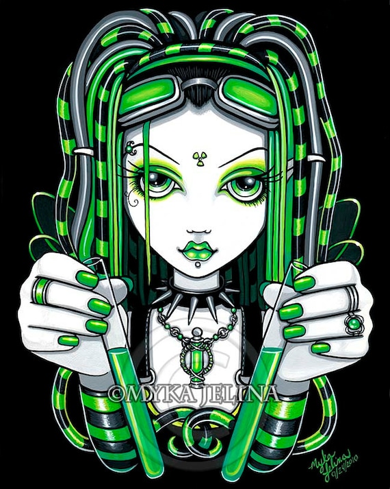 Industrial Cyber Goth Art