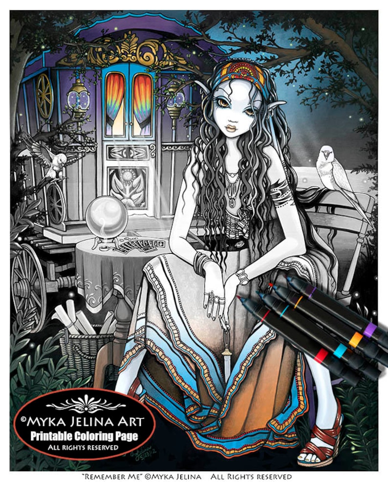 Remember Me Grayscale Digital Download Coloring Page - Etsy