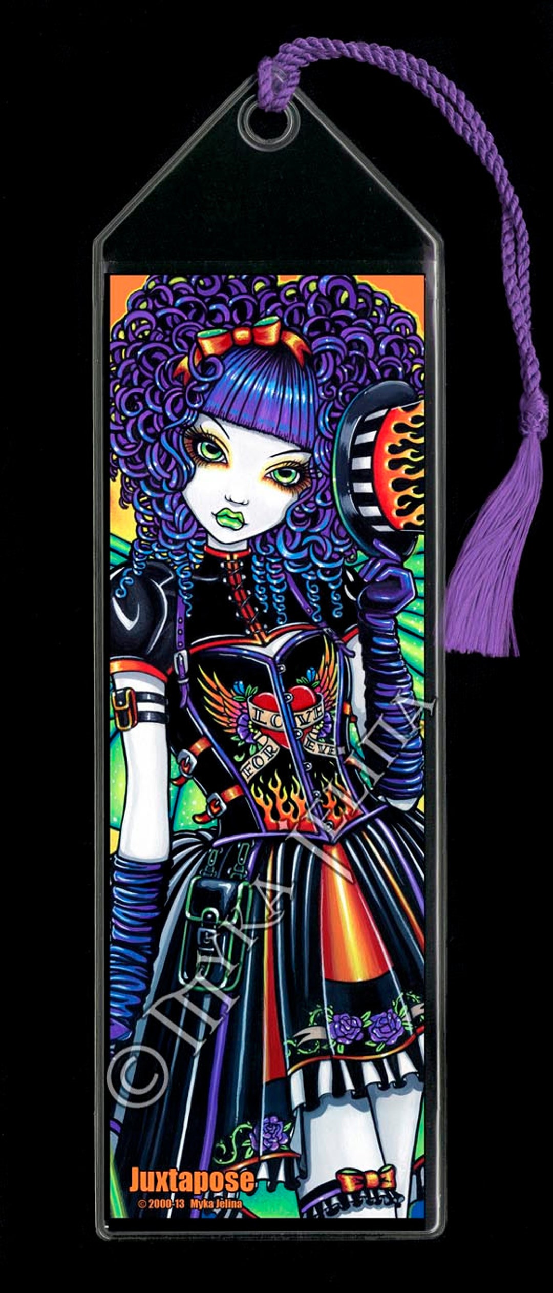 Juxtapose Rainbow Carnival Fairy BOOKMARK - Etsy
