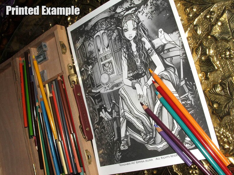 Remember Me Grayscale Digital Download Coloring Page - Etsy