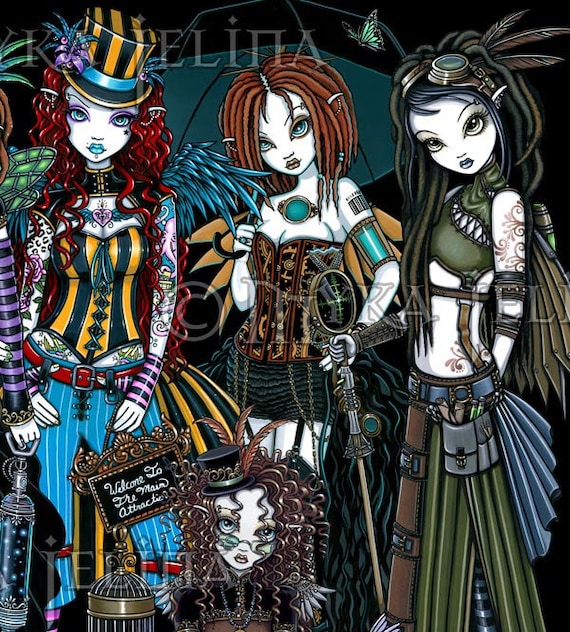 Steampunk Circus Art