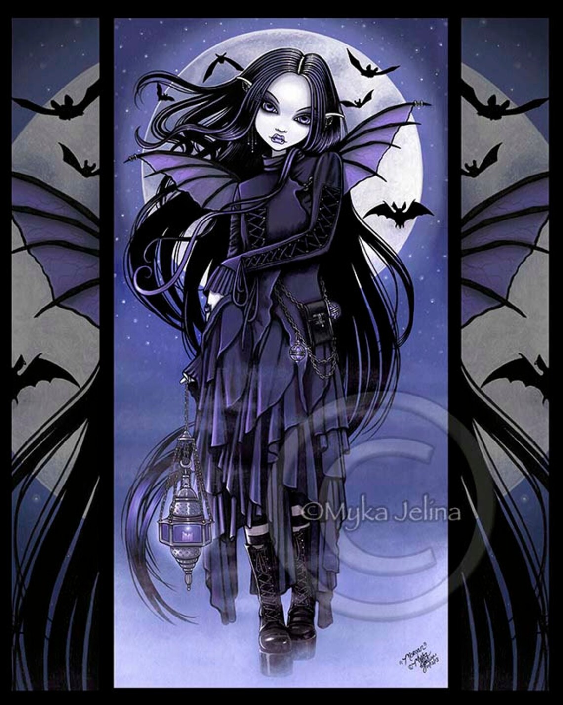 Morgan Gothic Fairy Vampire Art Digital Download - Etsy Canada