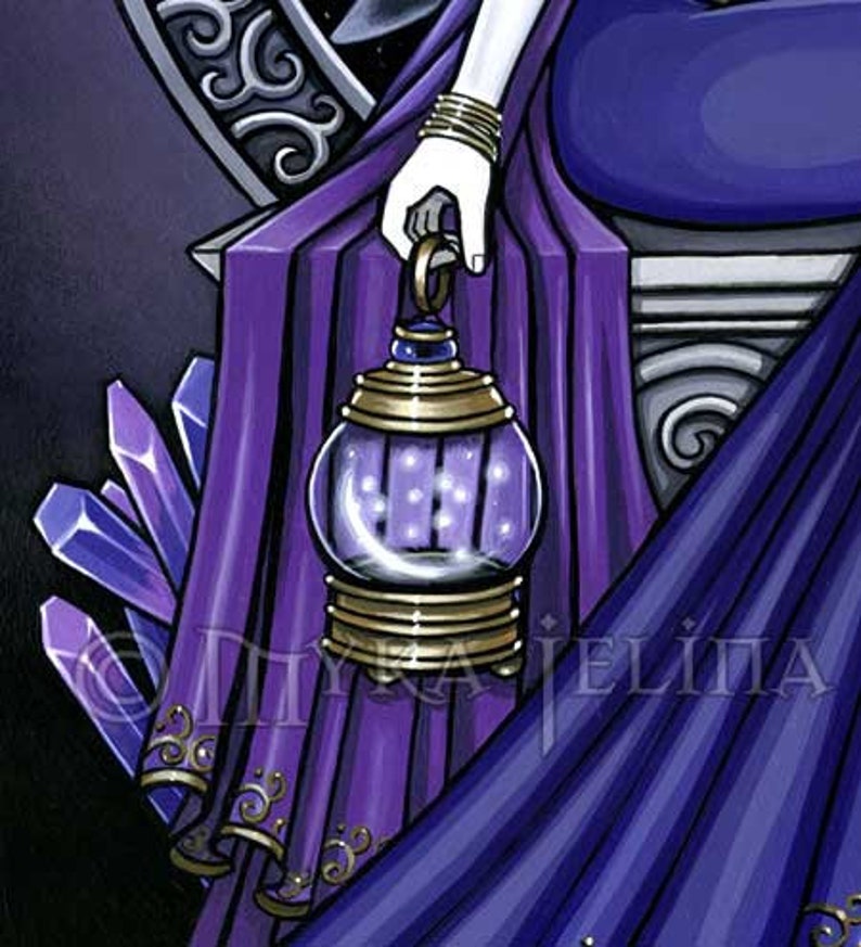 Kami Signed Prints Purple Sari Starry Night Belly Dancer Fairy - Etsy