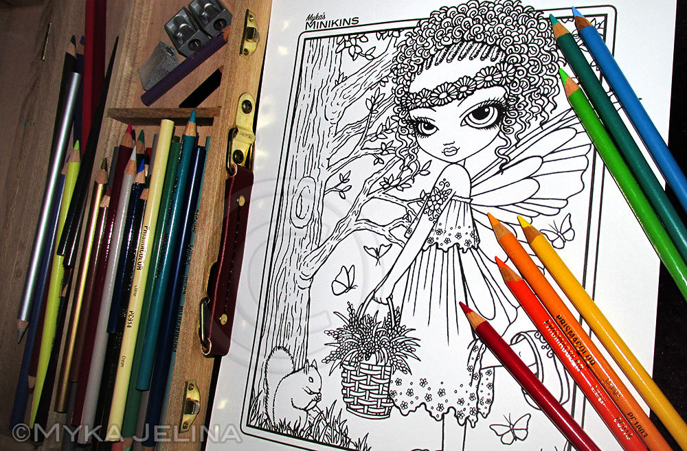 Minikin Nevaeh Line Art Instant Download Coloring Page - Etsy Australia