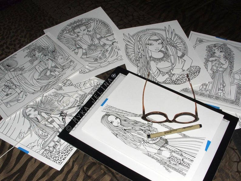 Zaria Tribal Goddess Fantasy Art Digital Download - Etsy