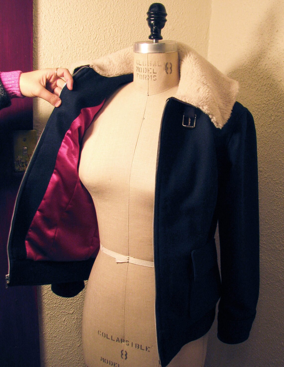 Custom Wool and Shearling Jackets - Etsy