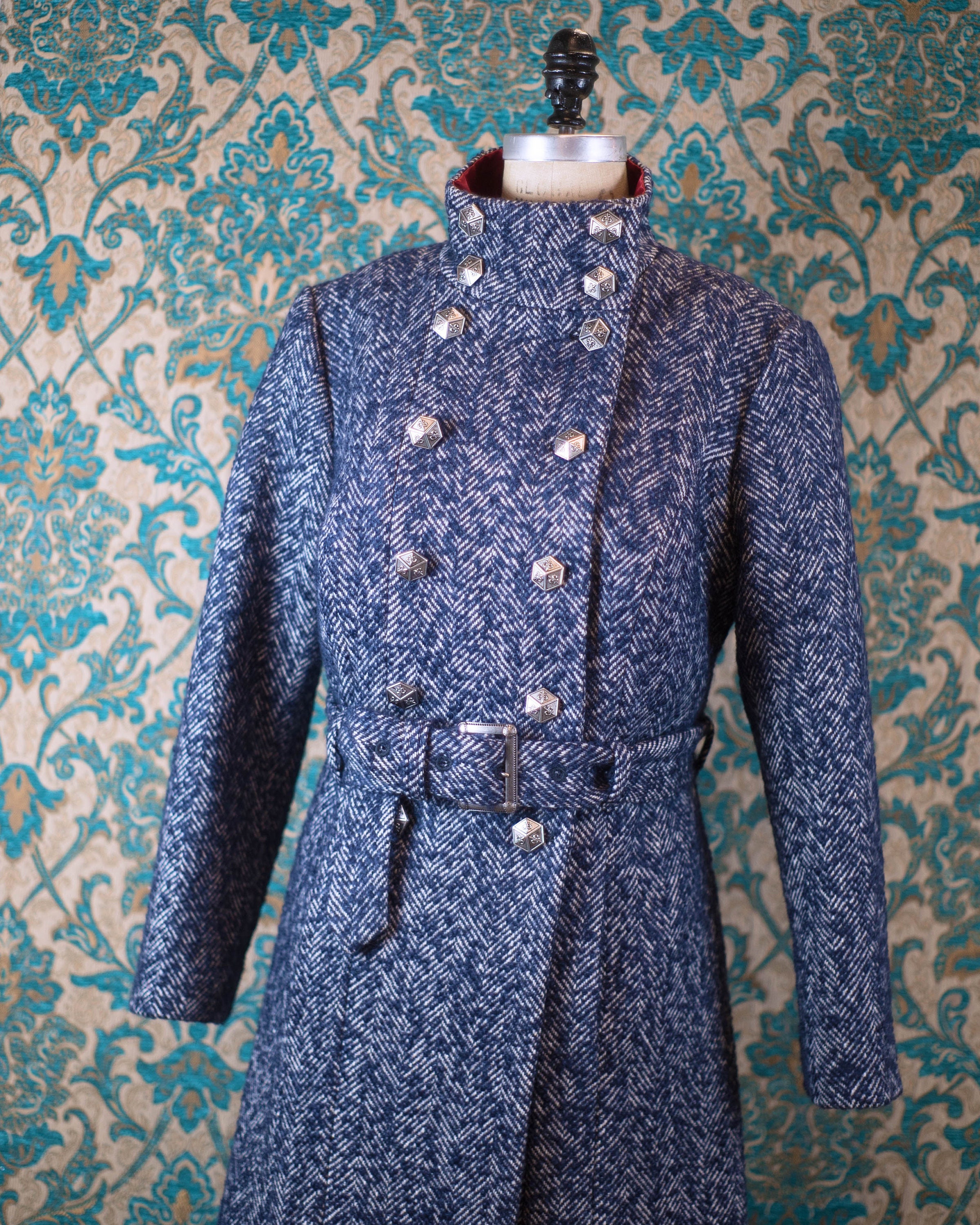 The Modern RedingoteIn Herringbone Mohair Tweed | Etsy