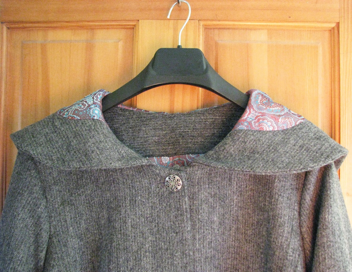 Custom Redingote With Opera Hood - Etsy