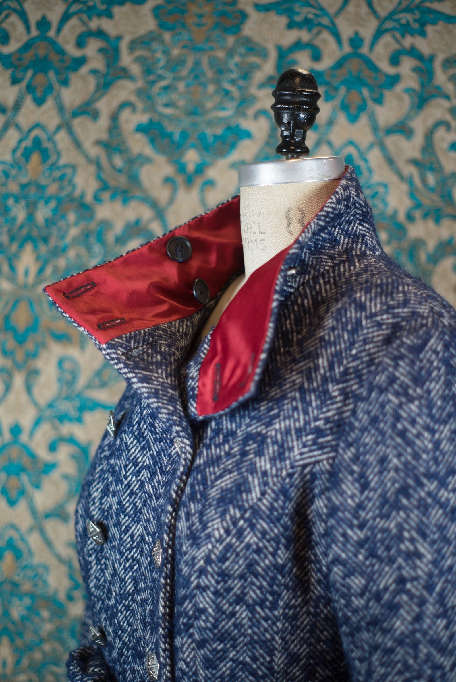 The Modern Redingotein Herringbone Mohair Tweed - Etsy