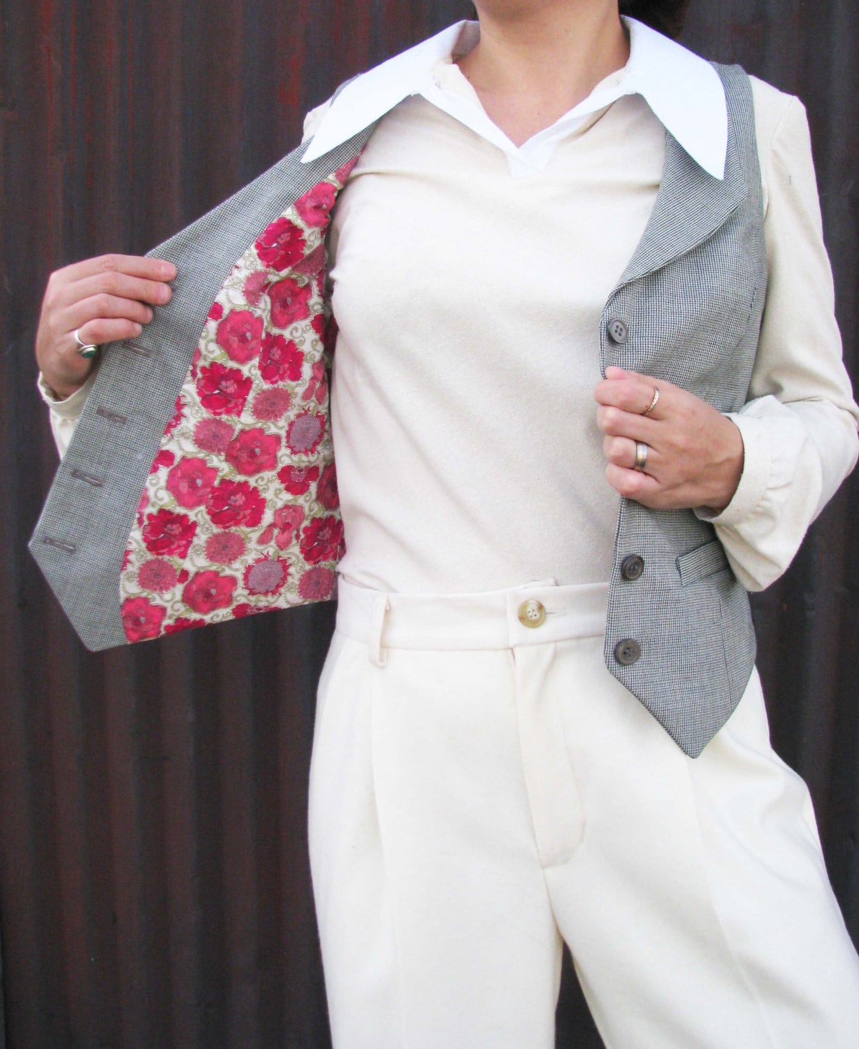 V-back Vest and Pant Suits---custom Made - Etsy