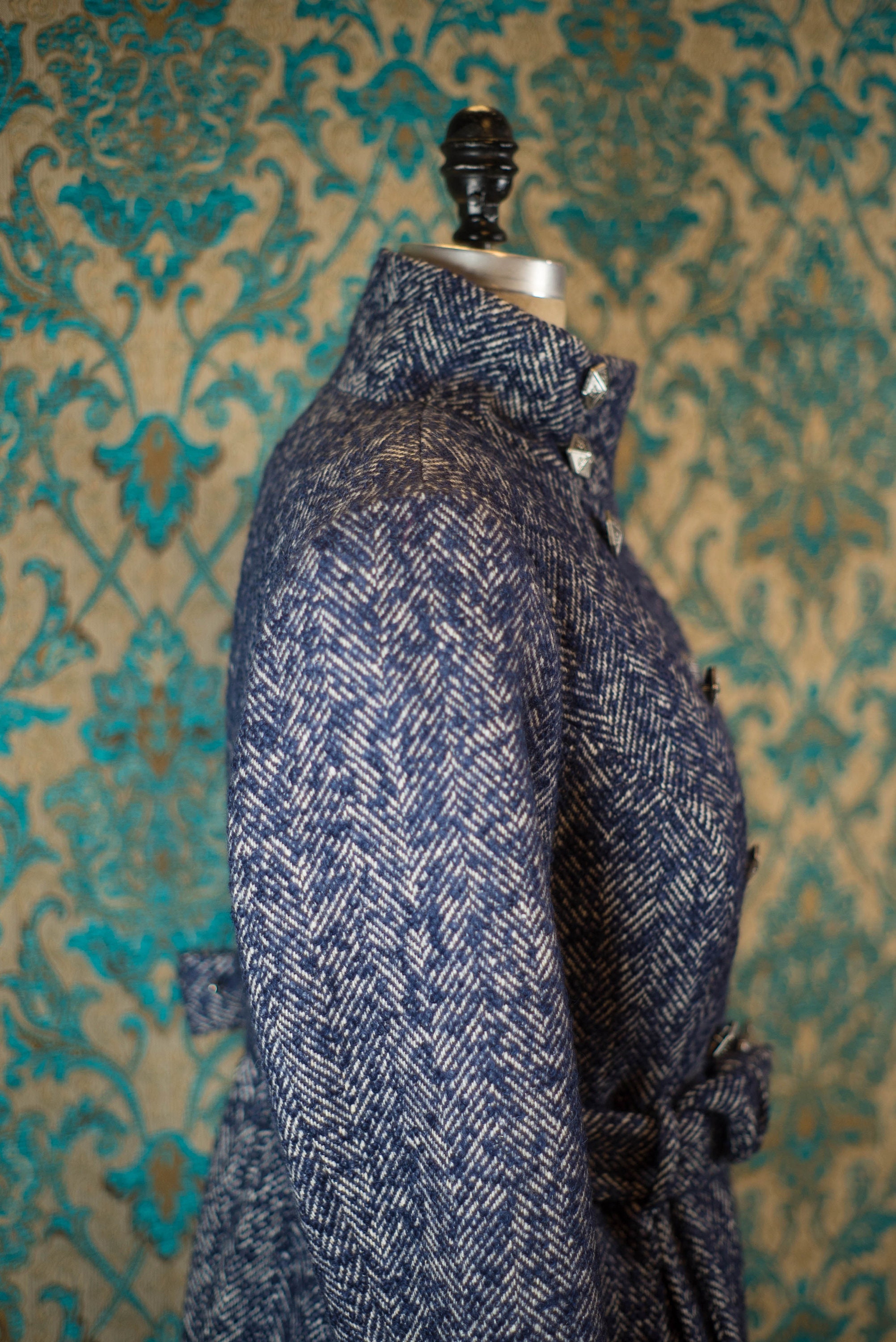 The Modern RedingoteIn Herringbone Mohair Tweed | Etsy