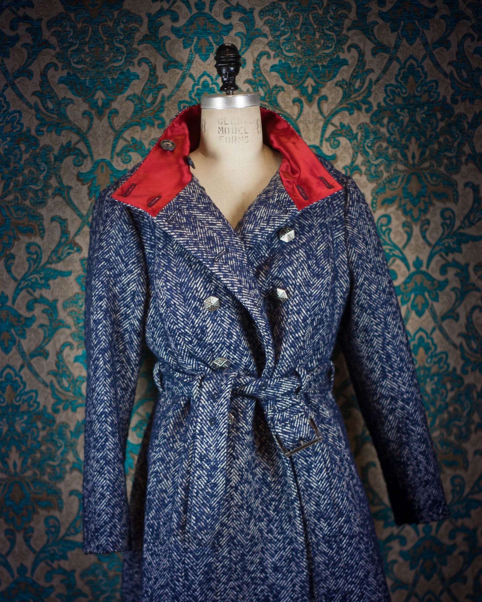 The Modern Redingote---in Herringbone Mohair Tweed - Etsy