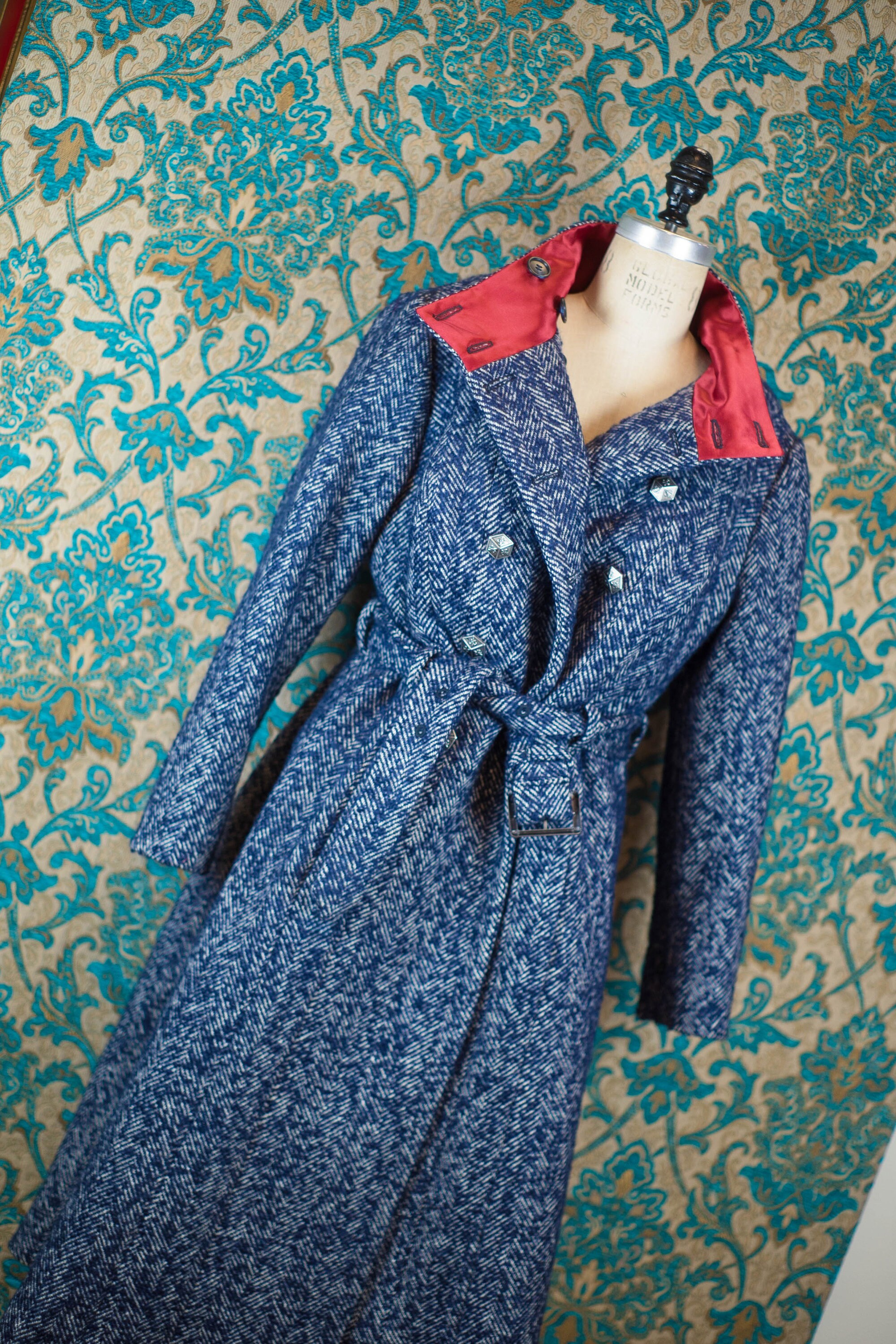 The Modern RedingoteIn Herringbone Mohair Tweed | Etsy