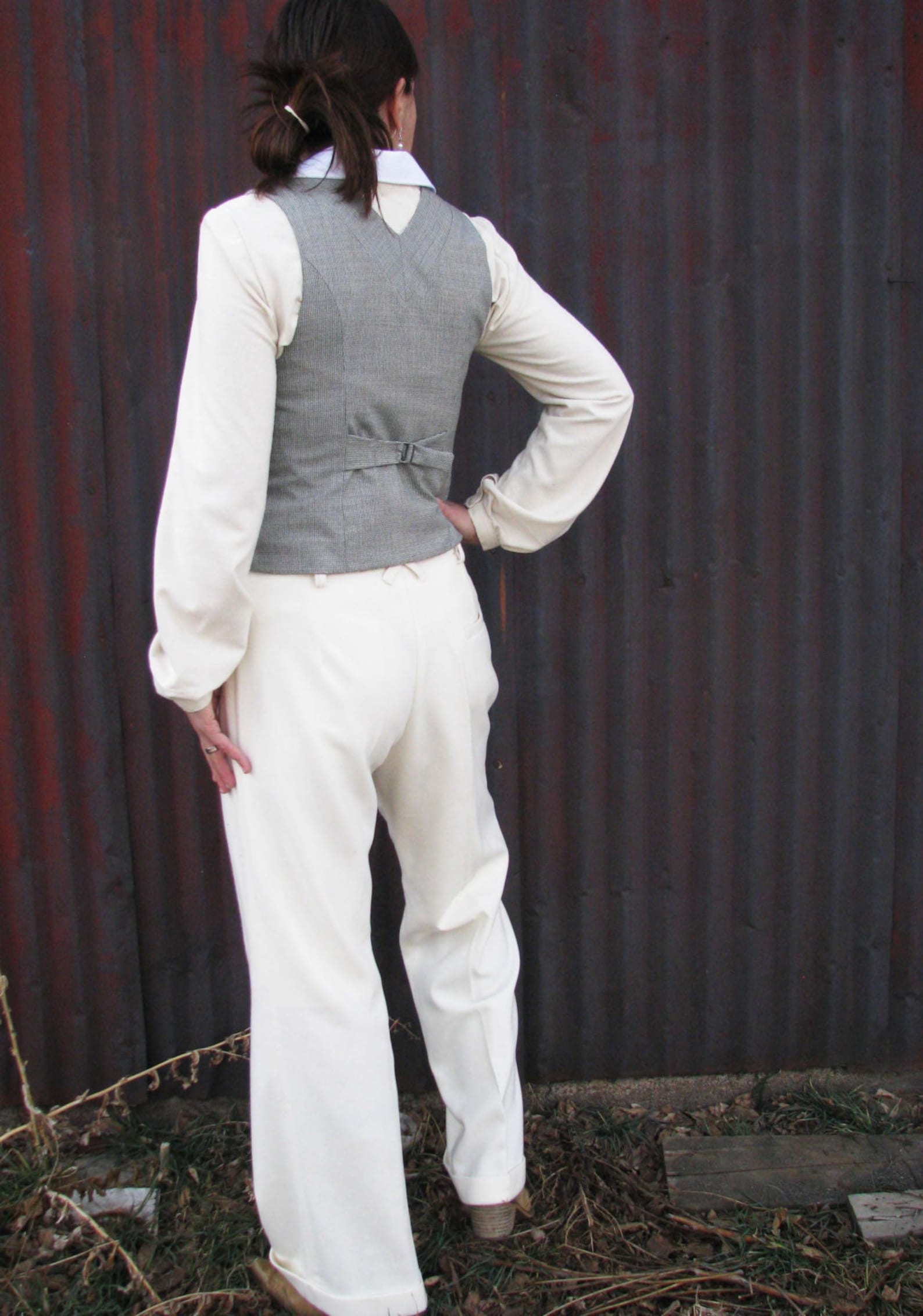 V-back Vest and Pant Suits---custom Made - Etsy