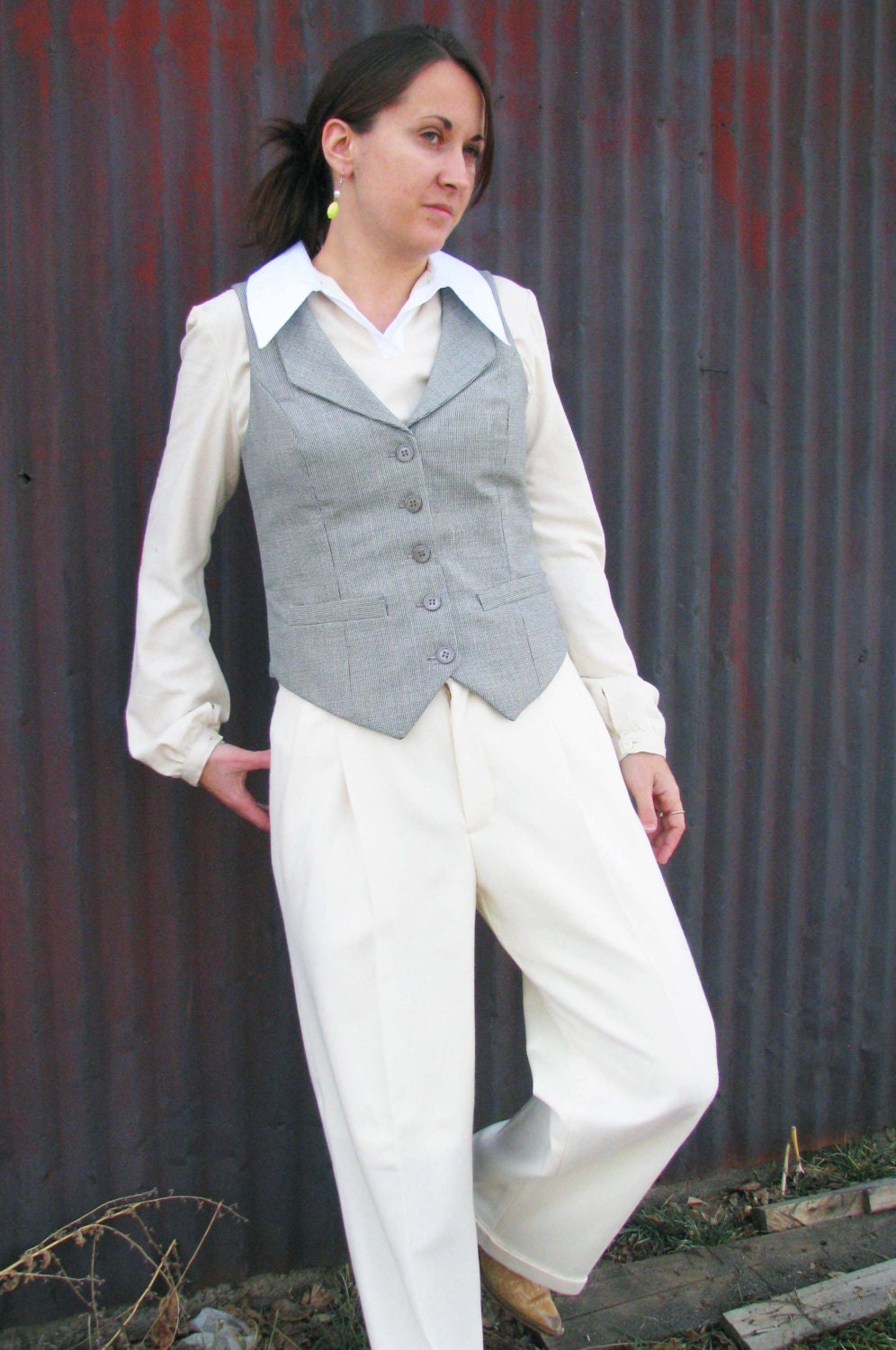 V-back Vest and Pant Suits---custom Made - Etsy
