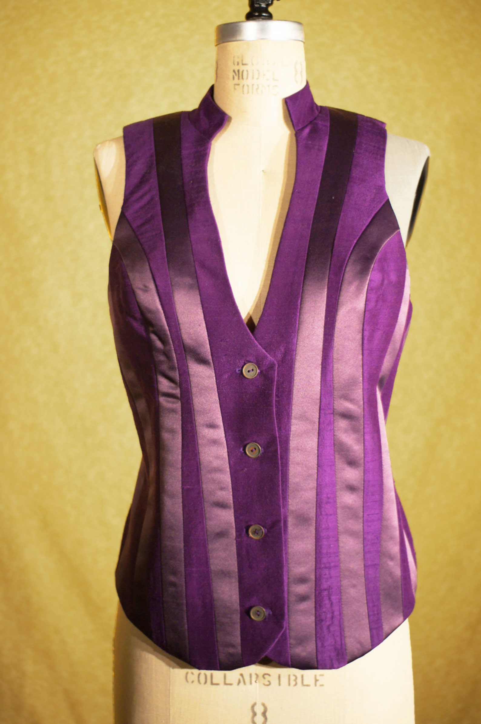 Silk and Satin Vests----the Amazing Women's Waistcoat - Etsy