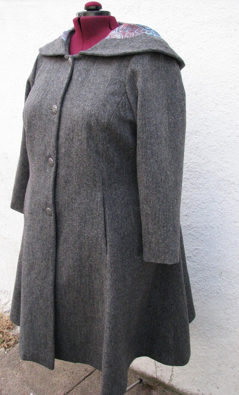 Custom Redingote With Opera Hood - Etsy