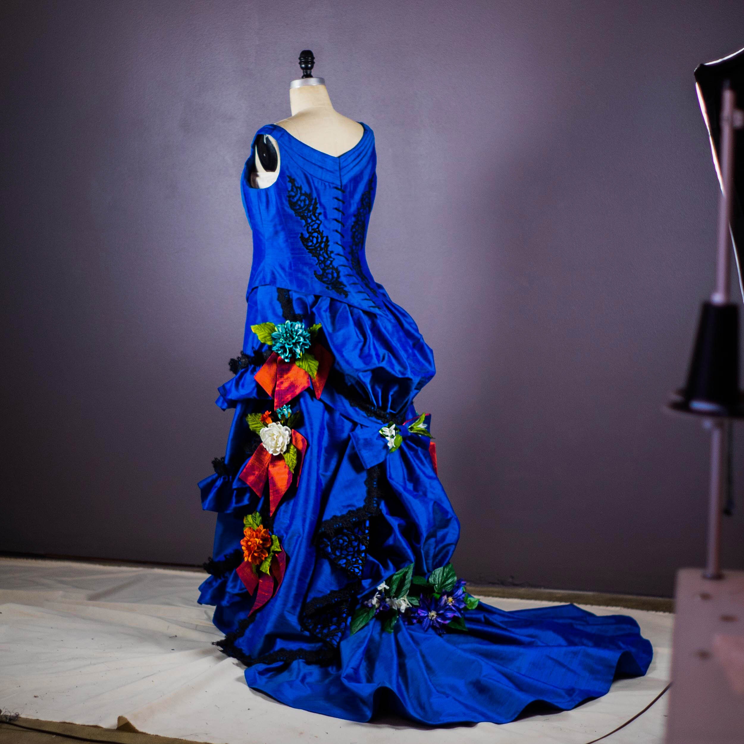 The Waterfall Dress---victorian Dresses, 1870s Style, Custom Made ...
