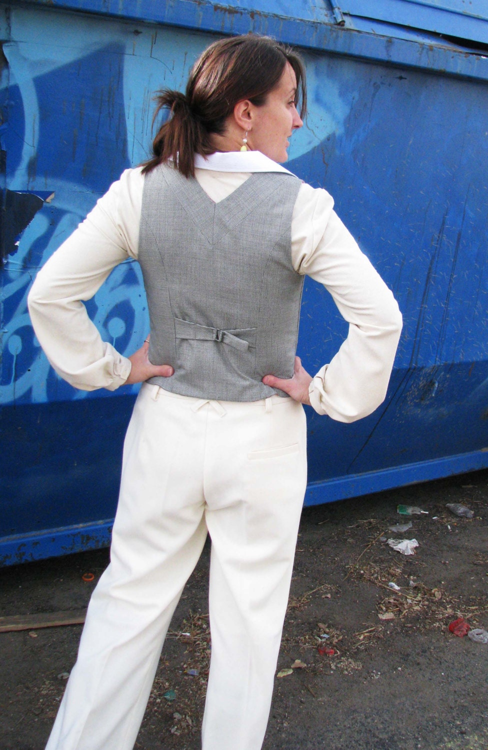 V-back Vest and Pant Suits---custom Made - Etsy