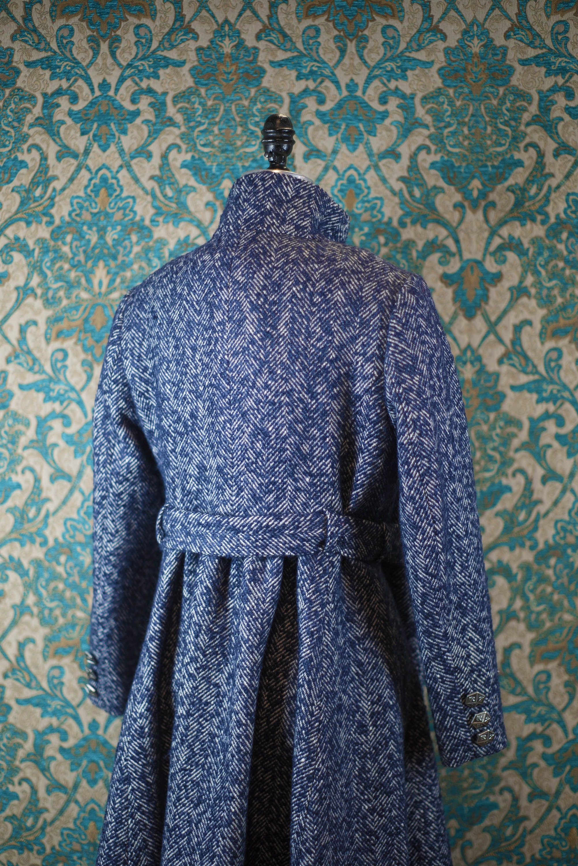 The Modern RedingoteIn Herringbone Mohair Tweed | Etsy