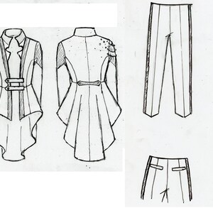Custom Tailcoat and Pant Suit - Etsy