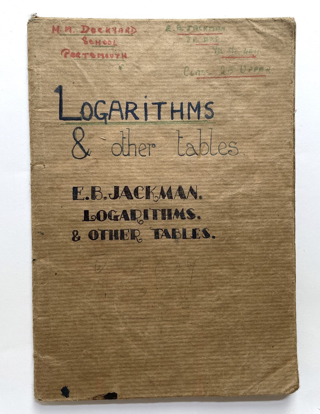 Logarithmic and Other Tables for Schools Frank Castle Vintage 1931 ...