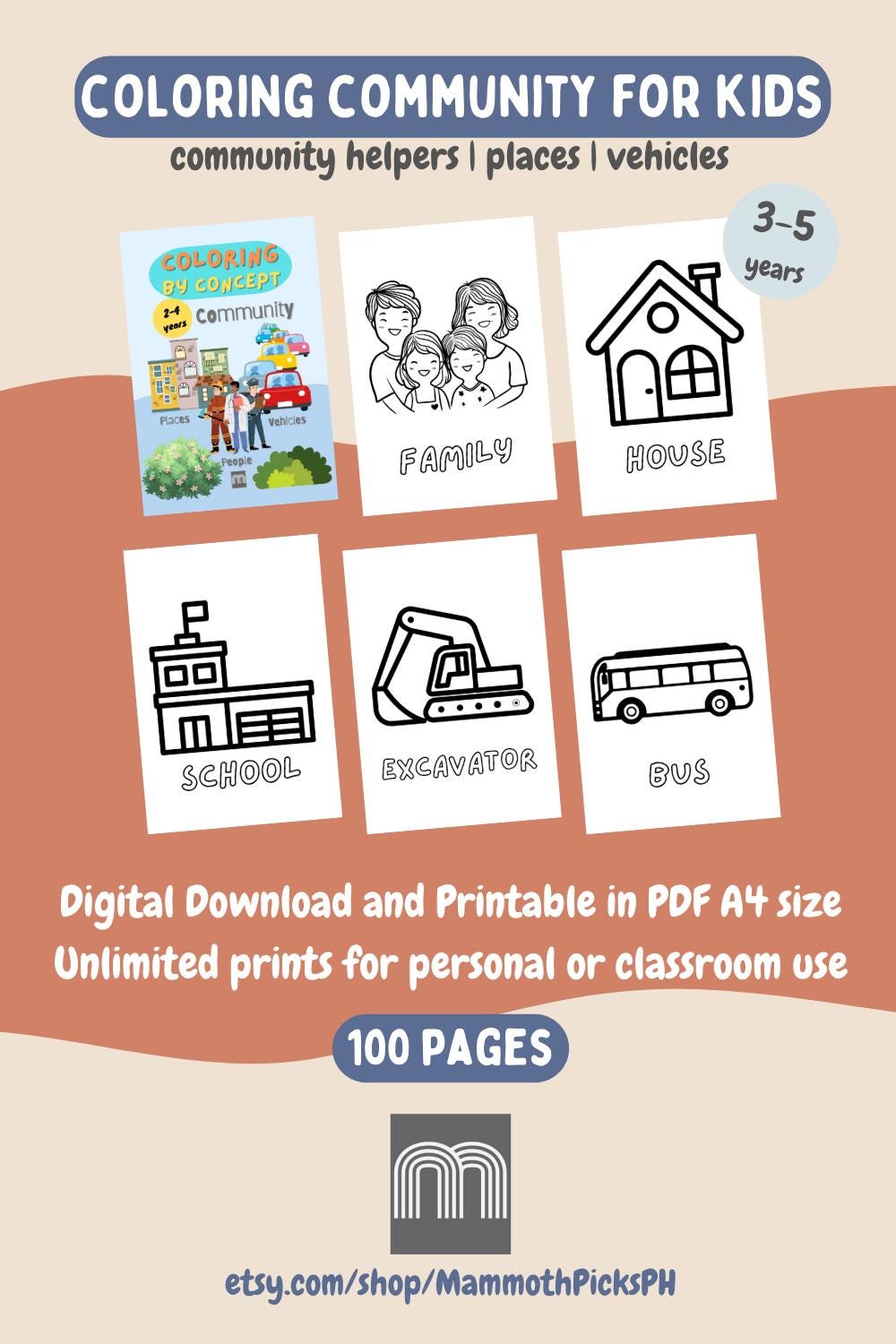 Community Helpers Printable Vehicles Coloring Preschool Occupations ...