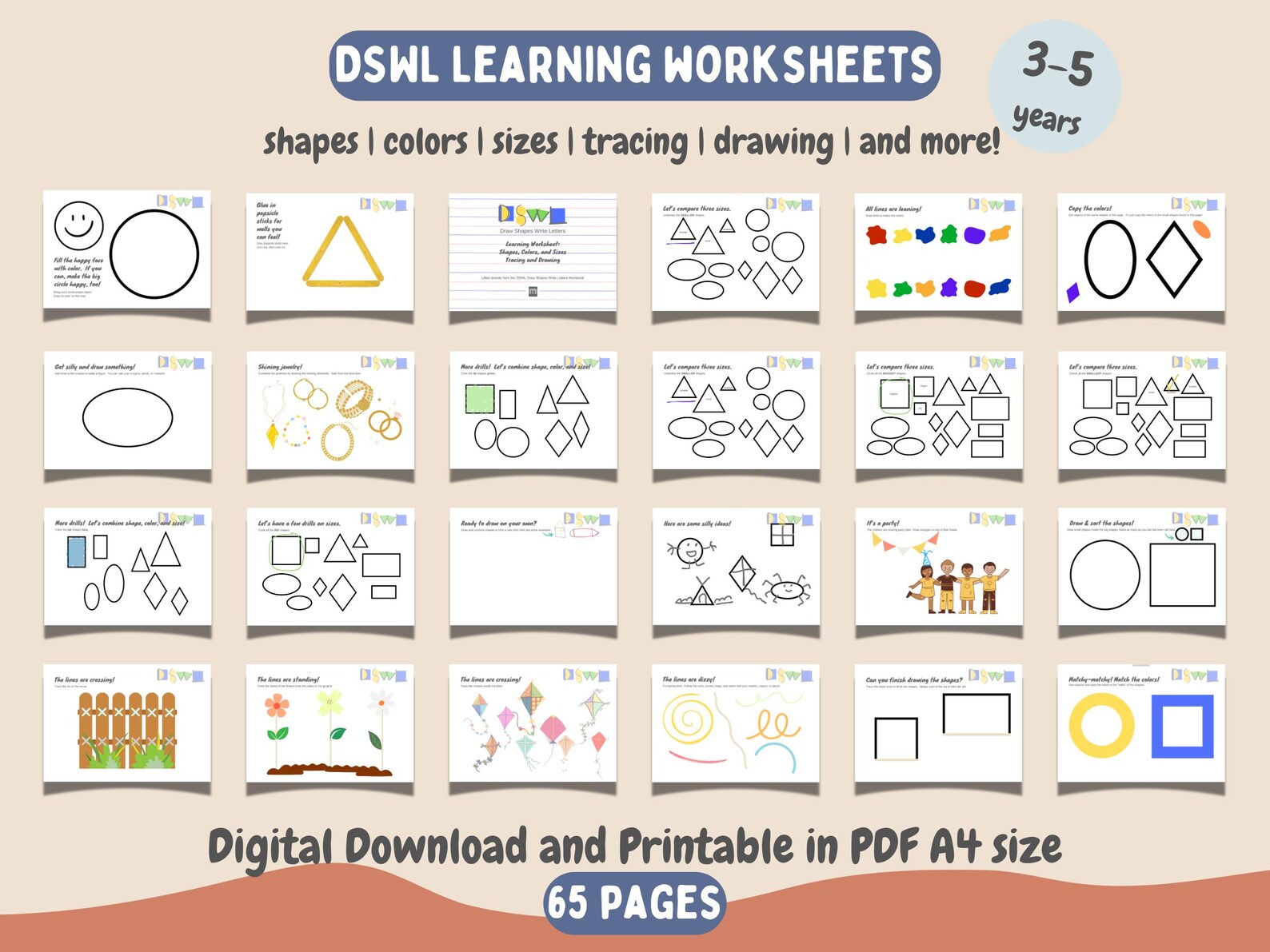 Draw Shapes Write Letters Learn to Trace Shapes Learn Letters Learn ...