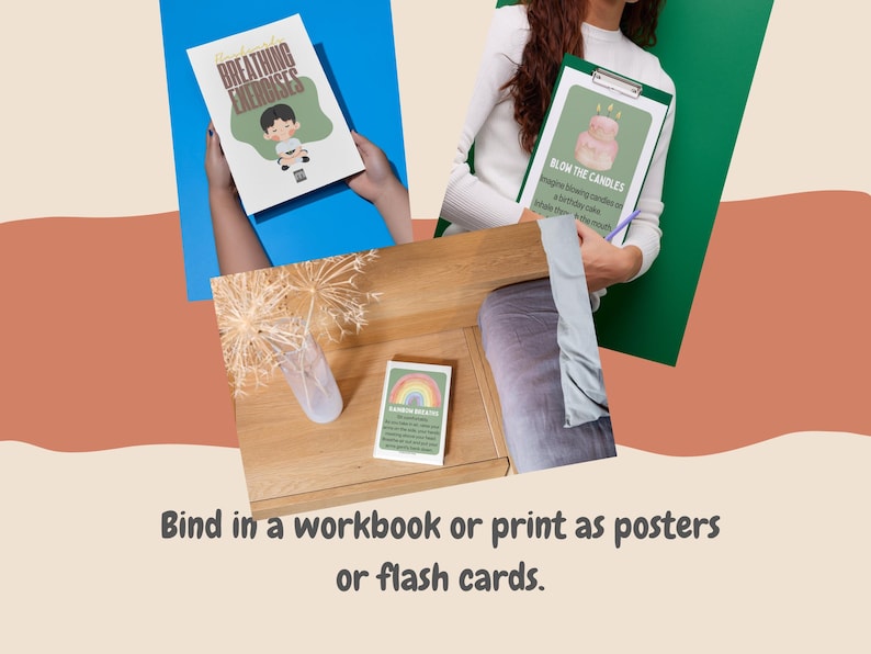 Breathing Exercises Poster for Kids Self-regulation Emotional ...