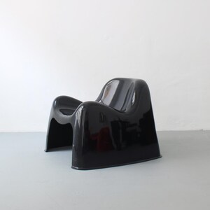 Sergio Mazza / Artemide - "toga" Chair, Black - Etsy