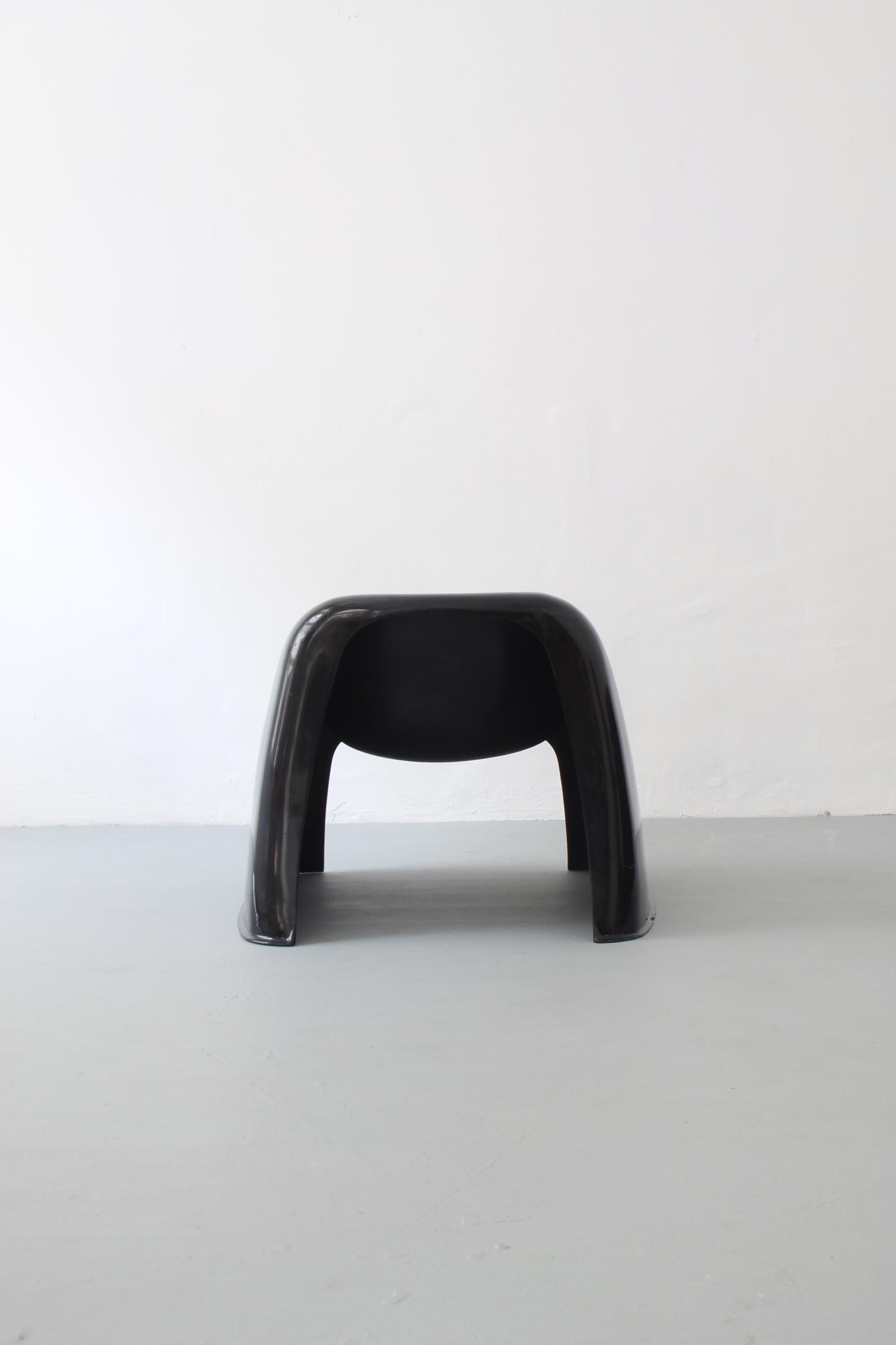 Sergio Mazza / Artemide - "toga" Chair, Black - Etsy