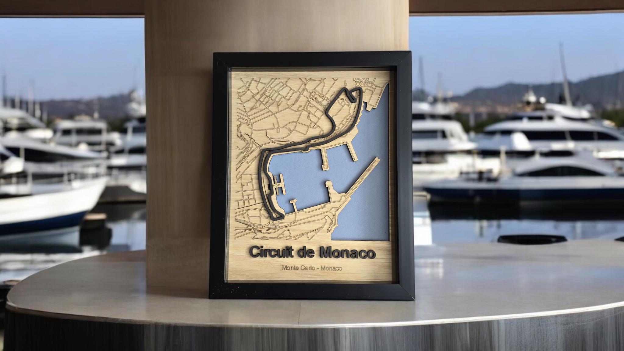 3D Laser Cut F1 Race Tracks Wall Art 24 Formula One Circuits Oak Veneer ...