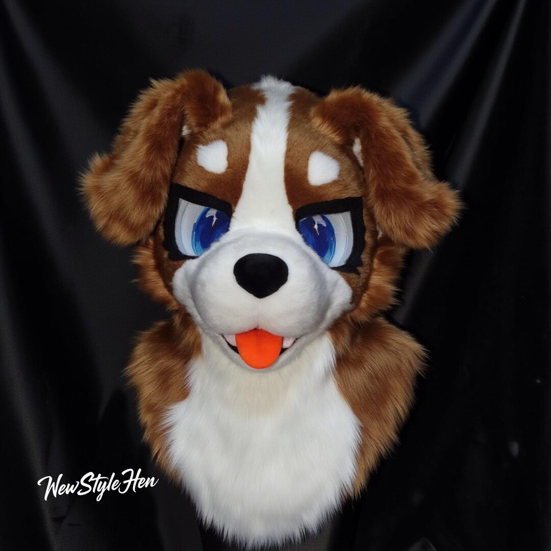 Welsh Springer Spaniel Fursuit Head, Custom Fursuit Head, Kenomo Theme ...