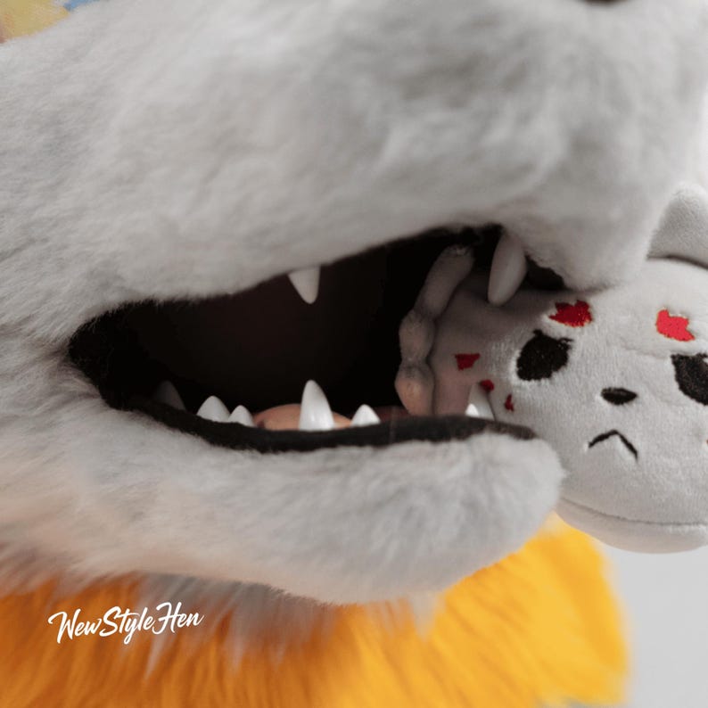 Cerberus Dog Fursuit Head, Custom Fursuit Head, Kenomo Theme Party ...