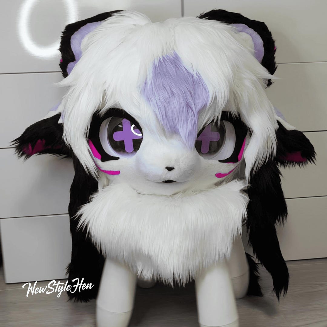 Four-eared Goat God Fursuit Head, Custom Fursuit Head, Kenomo Theme ...