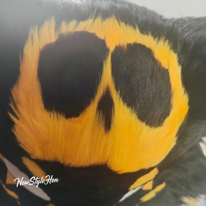 Black Devil Puppy Fursuit Head, Custom Fursuit Head, Kenomo Theme Party ...