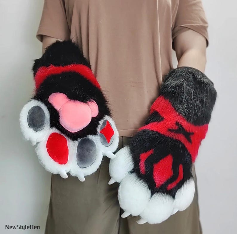 Fursuit Paws,dominate Furry Pawstalisman Paws,resin Claws,four-finger ...