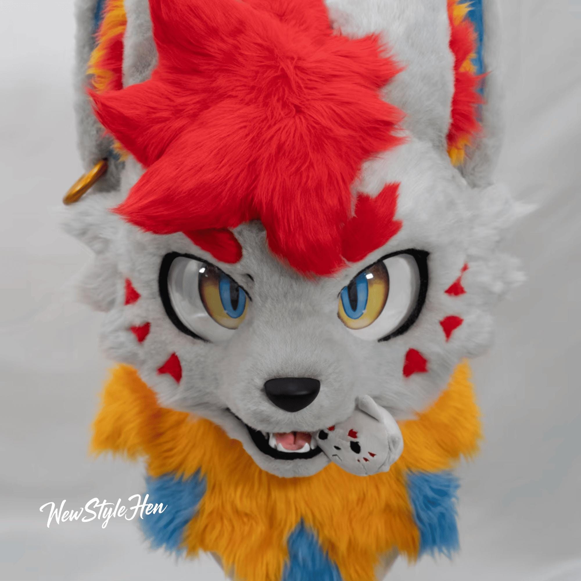 Cerberus Dog Fursuit Head, Custom Fursuit Head, Kenomo Theme Party ...