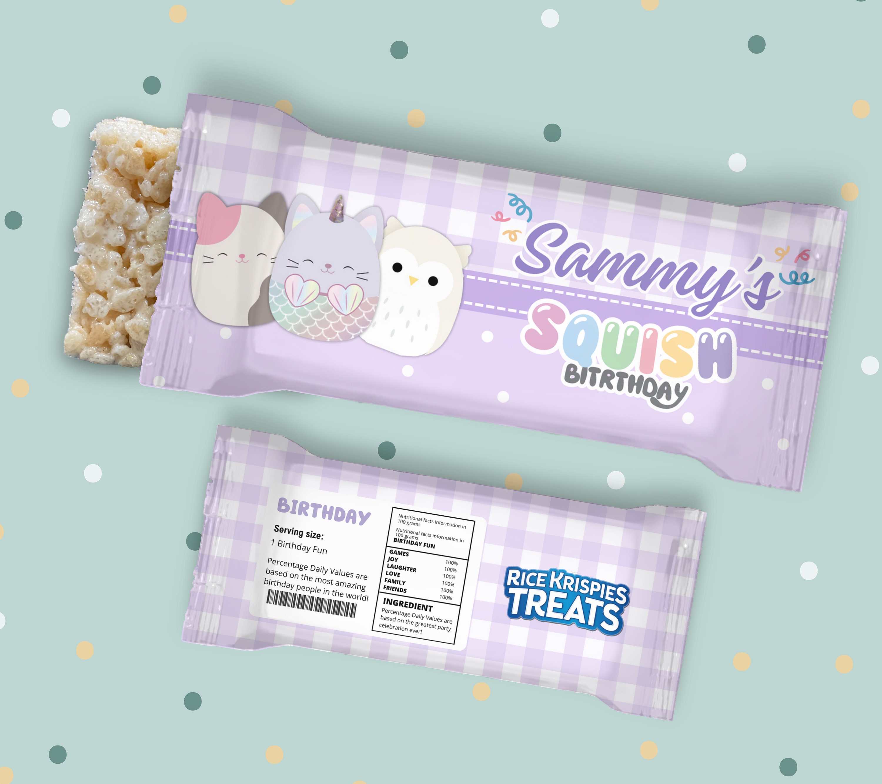 Editable Squishmallow Party Printable Bundle, Squishmallow Chip Bag ...