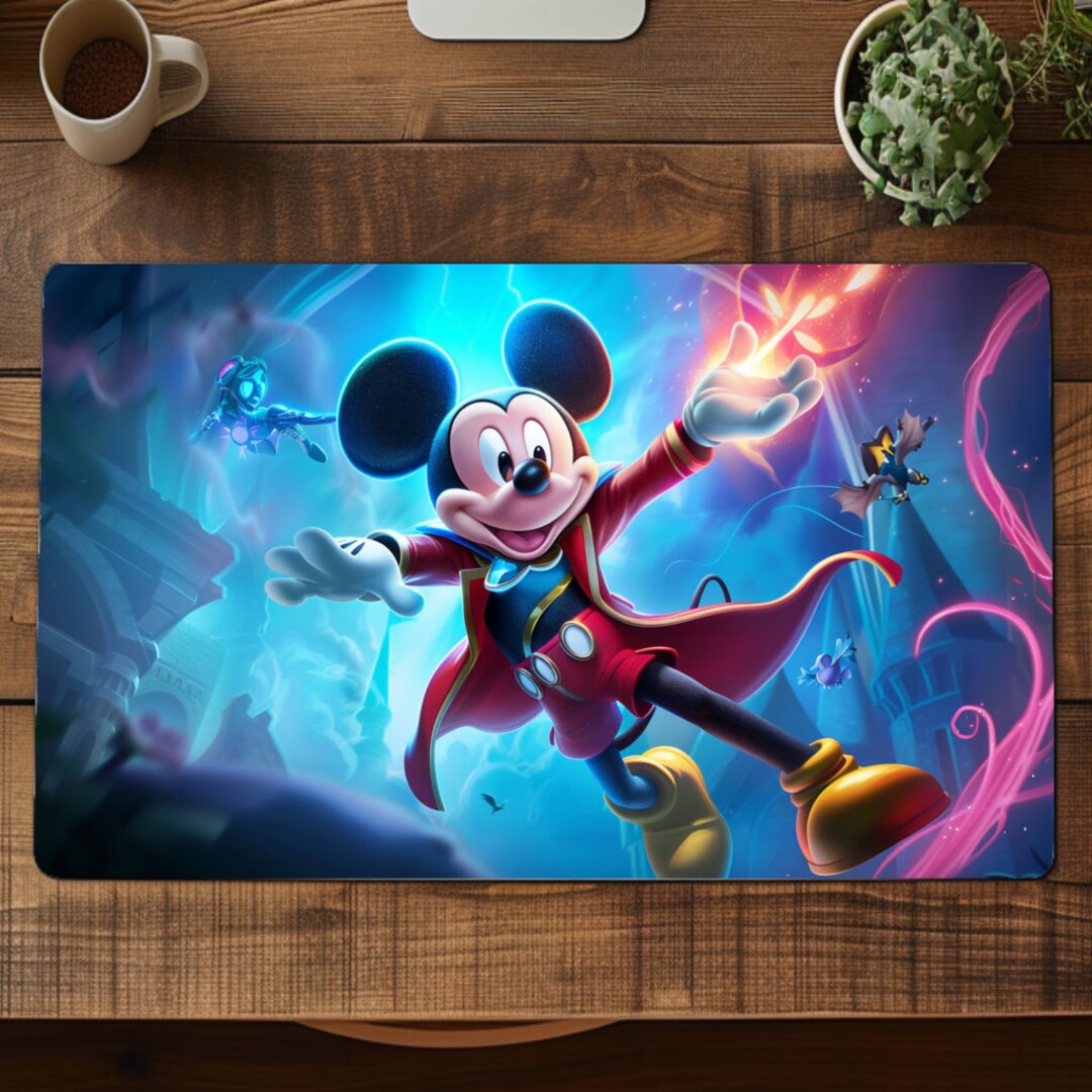 Lorcana Mickey Mouse Playmat Disney Gaming Mat Kids Room Decor Gift for ...