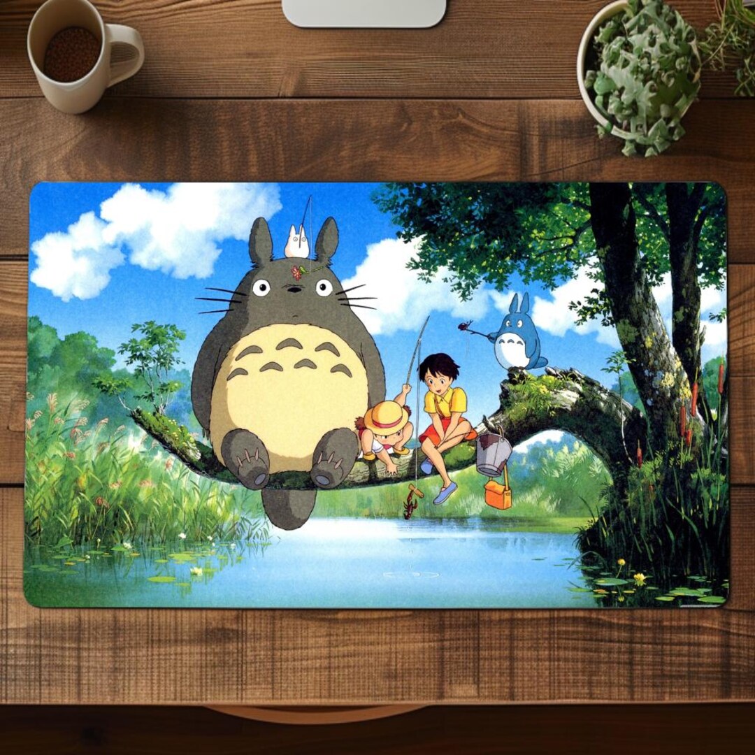 Studio Ghibli Gaming Mat Anime Mouse Pad Desk Decor for Anime Fans ...