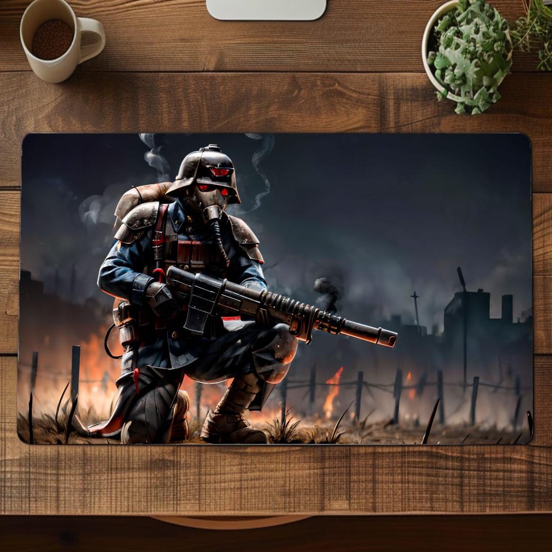 Death Korps of Krieg Gaming Mat Warhammer Mouse Desk Decor for ...