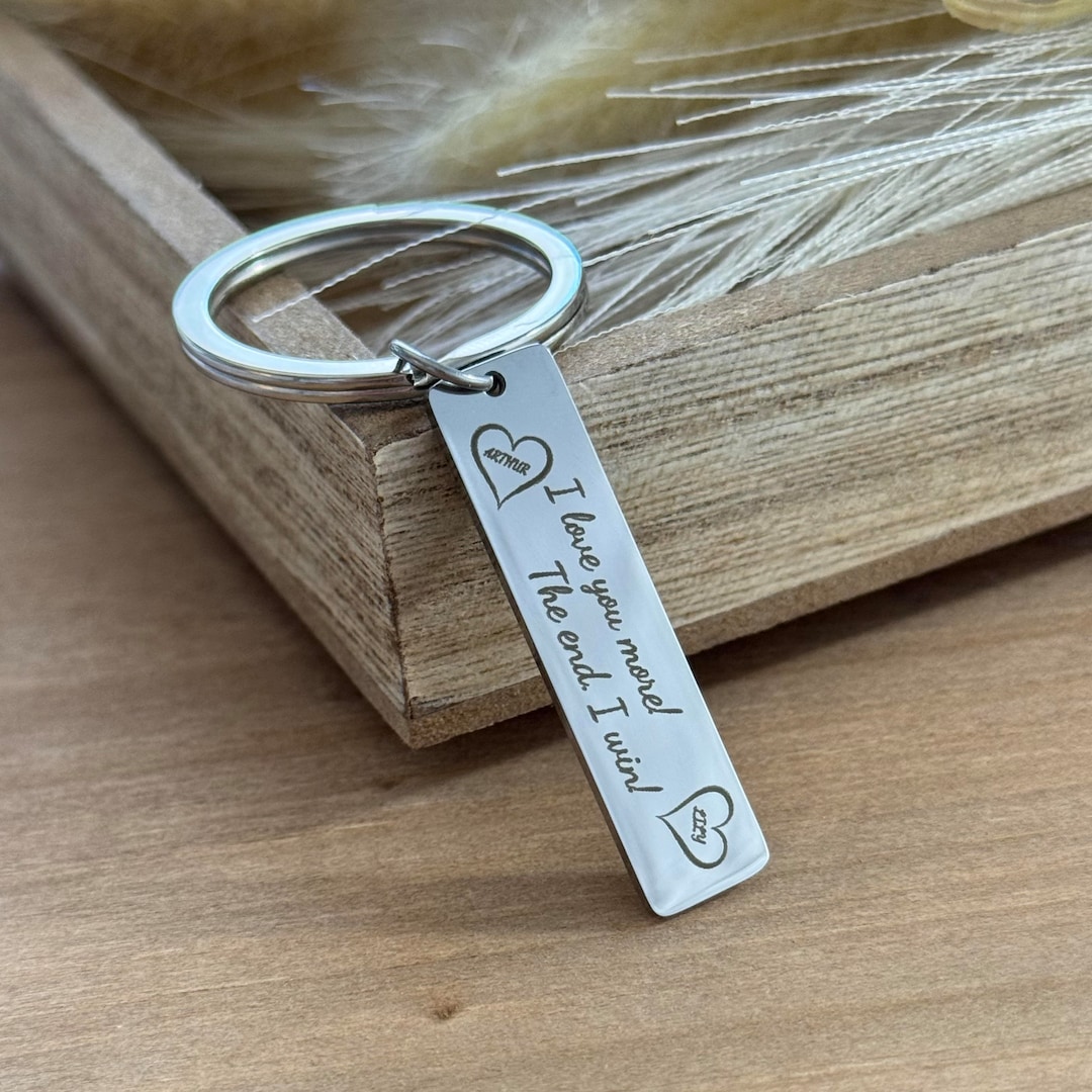 Personalized Keychain for Lovers, Custom Gift, Unique Gift, Keychain, I ...